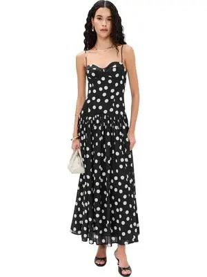O.P.T O. P.t Auden Dress - Black Polka Dot