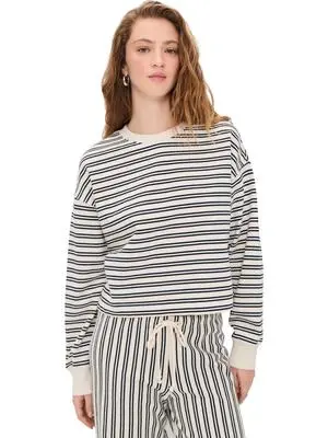 VELVET BY GRAHAM & SPENCER Isabelle Striped Sweatshirt