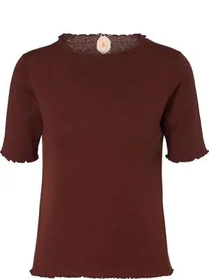 Jardin Des Orangers Cotton, Silk, And Cashmere Sweater - Brown