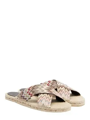 Missoni Harlow Zigzag Espadrille Sandals - Multicoloured