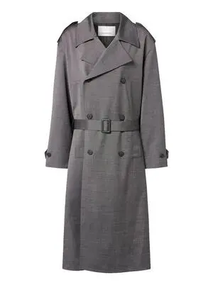 THE FRANKIE SHOP Bleecker Trench Coat - Grey
