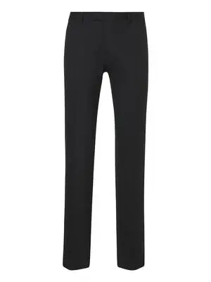 LARDINI Wool Tuxedo Pants - Black