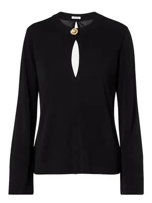 JOSEPH Fabiola Jersey Blouse