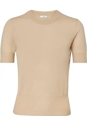 JOSEPH Cashair Cashmere Top - Beige