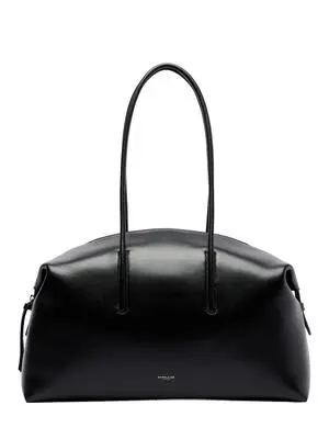 DEMELLIER Stockholm Large Leather Top-handle Bag - Black
