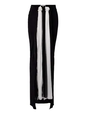 NENSI DOJAKA Carnation Maxi Skirt - Black
