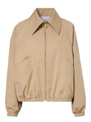 PATOU Cotton Bomber Jacket - Beige