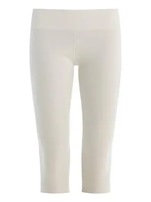 TOTEME Knit Capri Leggings - White