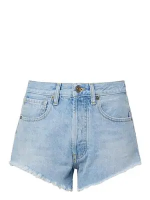 Alanui Island's Diary Denim Shorts - Blue