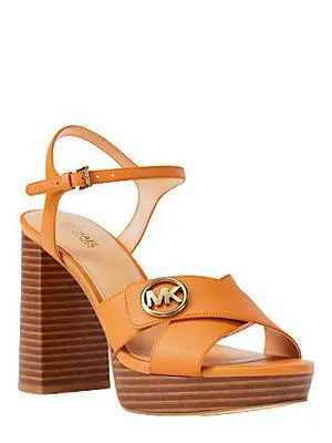 Michael Kors Hannah Platform Sandal - Orange