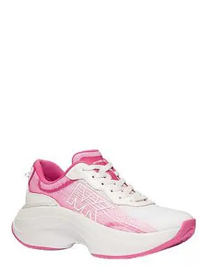 Michael Kors Athena Ombré Knit Trainers - Pink