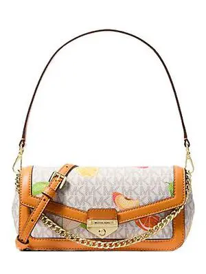 Michael Kors Soho Small Printed Convertible Crossbody Bag - Orange