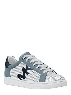 Michael Kors Jacob Mixed-media Sneaker - Blue