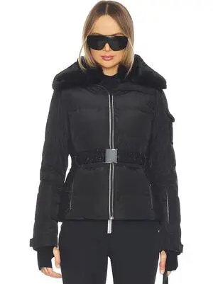 MY SUNDAY SKI Soiree Tweed Ski Jacket - Black