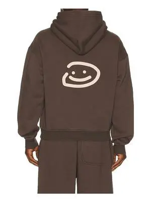 DRMERS CLUB Smiley Logo Hoodie - Cocoa Dust