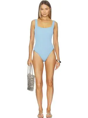 Show Me Your Mumu The Scrunch One Piece - Tranquil Blue Scrunch