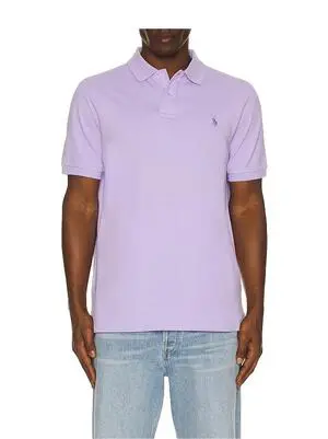 Polo Ralph Lauren Short Sleeve Mesh Polo In Lavender - Sky Lavender