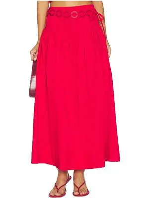 SAUDADE Solly Set Skirt - Red