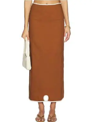 SAUDADE Zuma Skirt Set - Brown