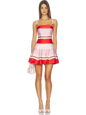 Simkhai Nelly Bustier Mini Dress - Tulip Stripe