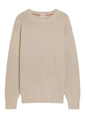 TOD'S Crew-neck Cotton-knit Jumper - Off White