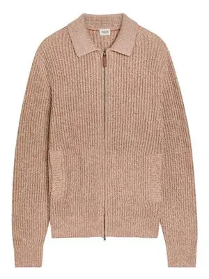 TOD'S Ribbed Cotton-knit Cardigan - Multicoloured 1