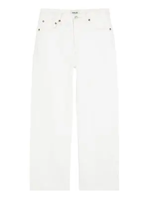 AGOLDE Harper Crop Straight-leg Jeans - White