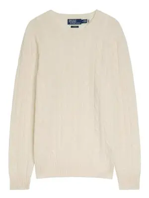 Polo Ralph Lauren Cable-knit Cashmere Jumper - Ecru