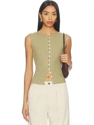 Free People Tilly Vest - Weeping Willow