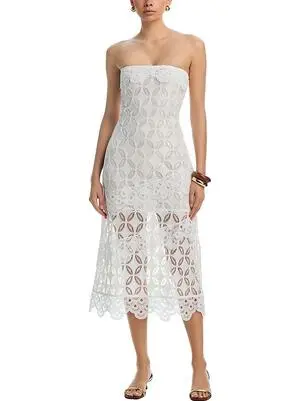 Waimari Azura Midi Dress - White
