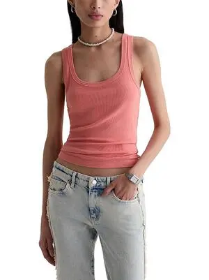 Ag Essential Tank Top - Orange Spritz