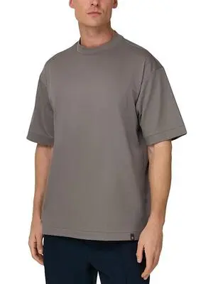 Boggi Milano Short Sleeve S Cafe Rib T Shirt - Mud