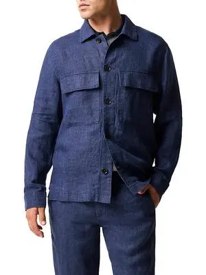 Rodd & Gunn Resort Linen Shirt - Marine