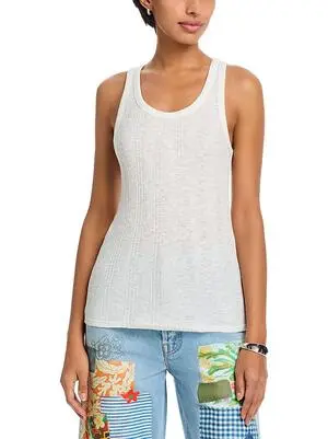 MOTHER The Runner Up Tank Top - Fluff