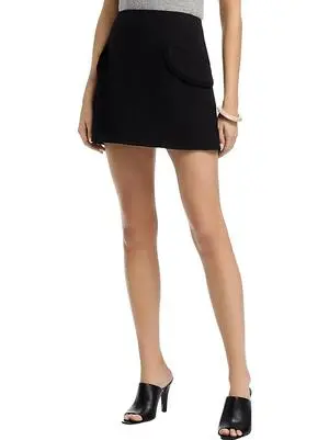 JIL SANDER Short A-line Skirt - Black