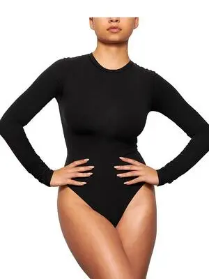 SKIMS Everyday Crewneck Long Sleeve Bodysuit