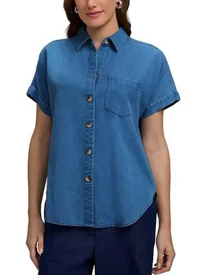 FOXCROFT Abigail Denim Shirt