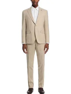 JACK VICTOR Esprit Wool, Silk & Linen Regular Fit Suit - Tan