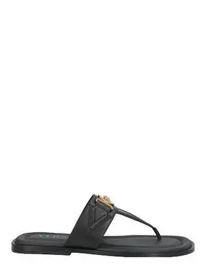 Versace Thong Sandals - Black