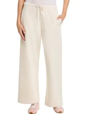 Vintage Havana Washed Heavyweight Garment Dye Wide Leg Pants - Vanilla