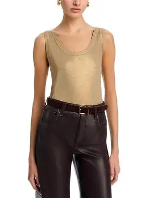 Kobi Halperin Nara Knit Tank Top - Gold