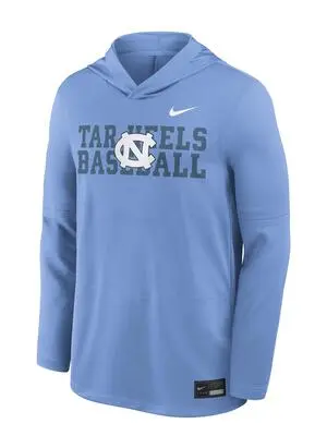 Nike North Carolina Dugout Dri-fit College Long-sleeve Hooded Top - Blue