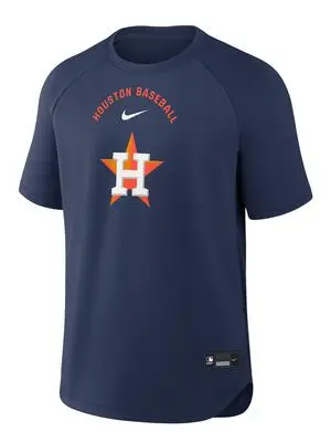 Nike Houston Astros Authentic Collection Batting Practice Pregame Mlb Top - Blue