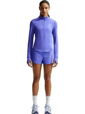 Nike Swift Repel High-waisted Brief-lined Running Shorts - Blue