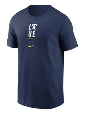 Nike Philadelphia Phillies City Connect 2-hit Mlb T-shirt - Blue