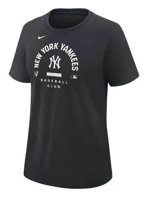 Nike New York Yankees Authentic Collection Early Work Dri-fit Mlb T-shirt - Blue