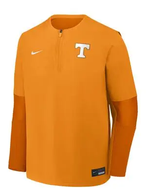 Nike Tennessee Dugout Dri-fit College Quarter-zip Long-sleeve Windshirt - Orange