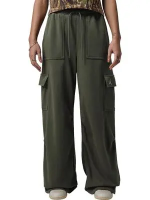JORDAN Fleece Cargo Pants - Green