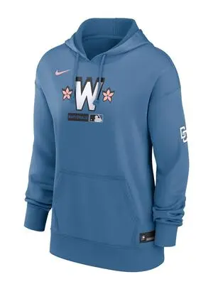 Nike Washington Nationals City Connect Therma Mlb Pullover Hoodie - Grey