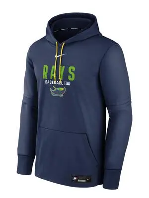 Nike Authentic Collection Therma Mlb Pullover Hoodie - Blue